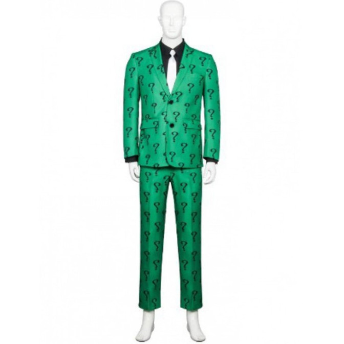 The Riddler Cosplay Costume | Costume Mascot World CostumeMascotWorld.com