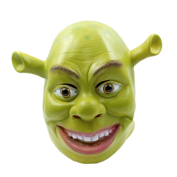 Shrek Latex Realistic Mask Cosplay Costume | Costume Mascot World ...