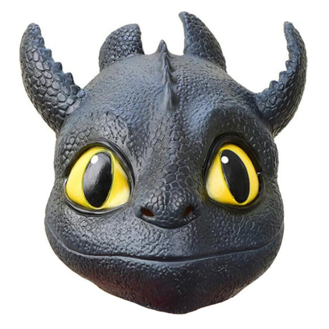 Toothless How to Train Your Dragon 3 Head Mask Cosplay | Costume Mascot ...